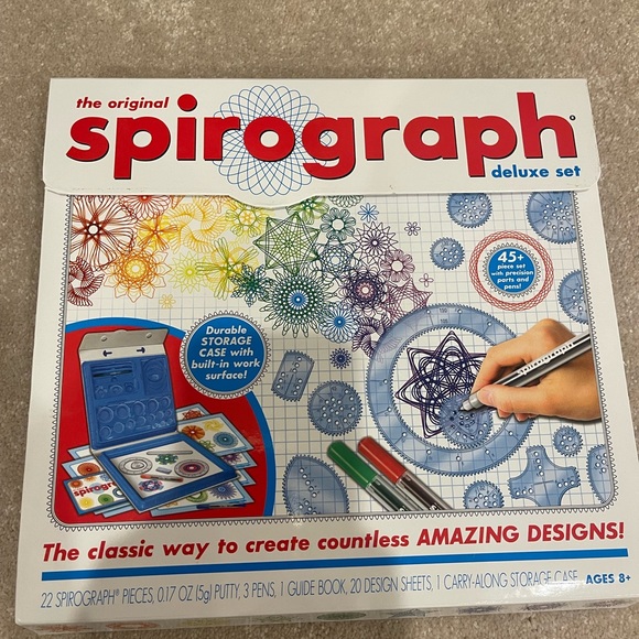 Toys | The Original Spirograph Deluxe Set Designs And Art | Poshmark